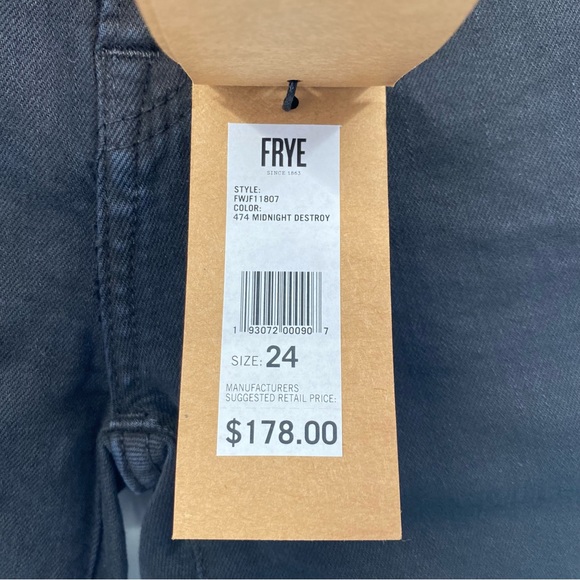 Frye | Jeans | Nwt Frye Melissa High Rise Skinny Distressed Jeans ...